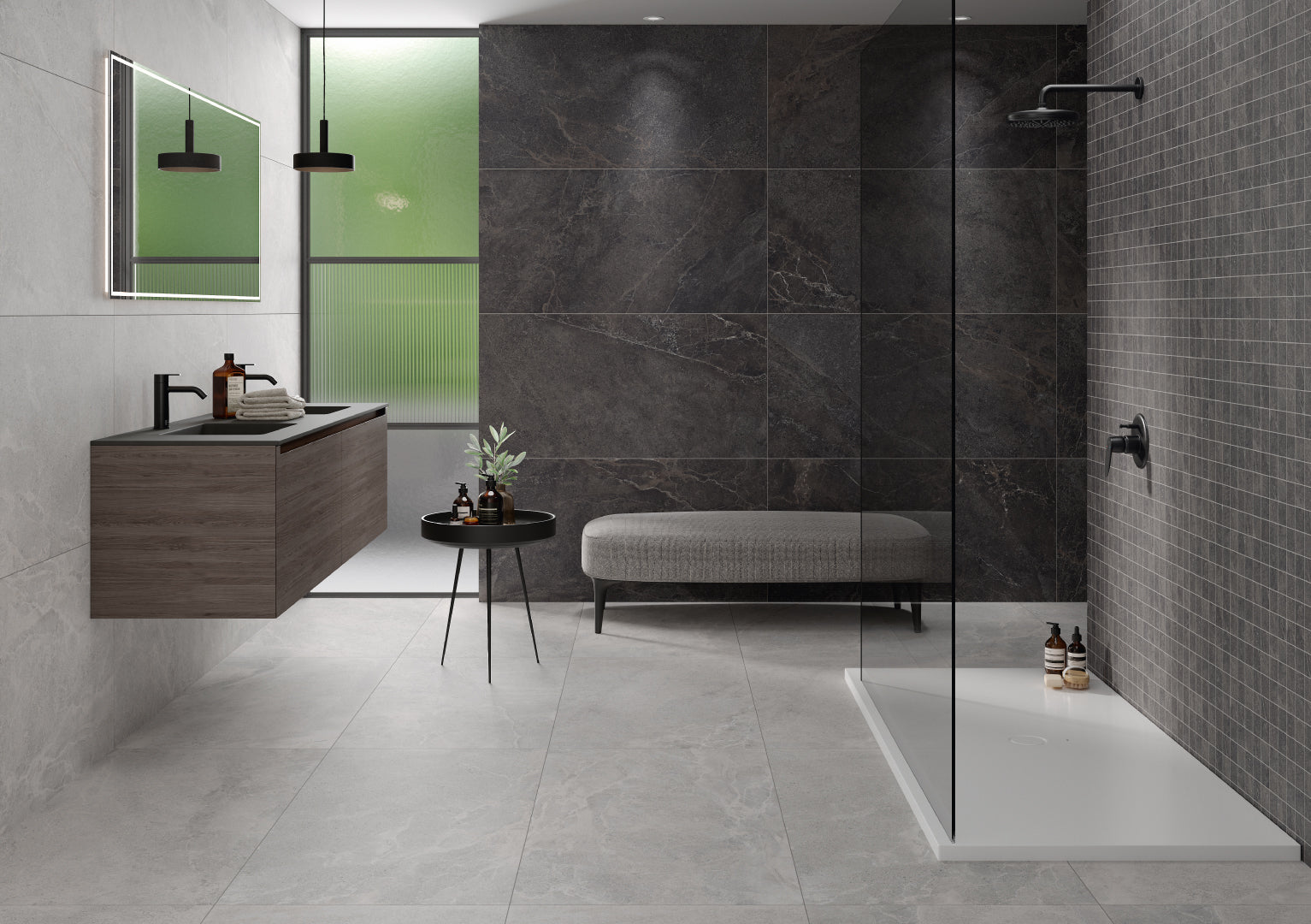 Lithos Grey Matt 60x120 CM Klinker – KakelExpress